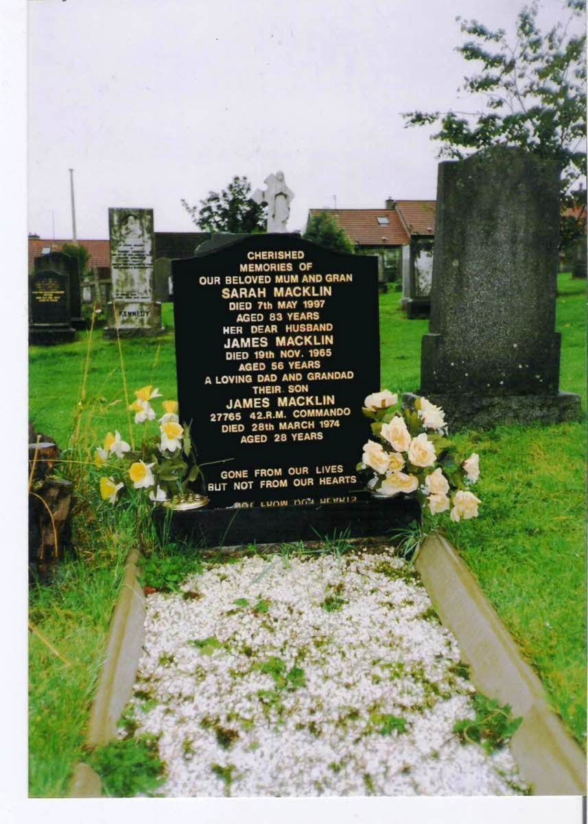 Grave of James Macklin